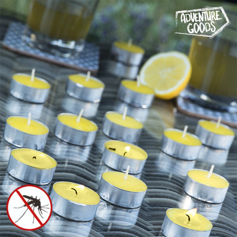Bougies chauffe-plat à la citronnelle (pack 15 unit.) | Leroy Merlin
