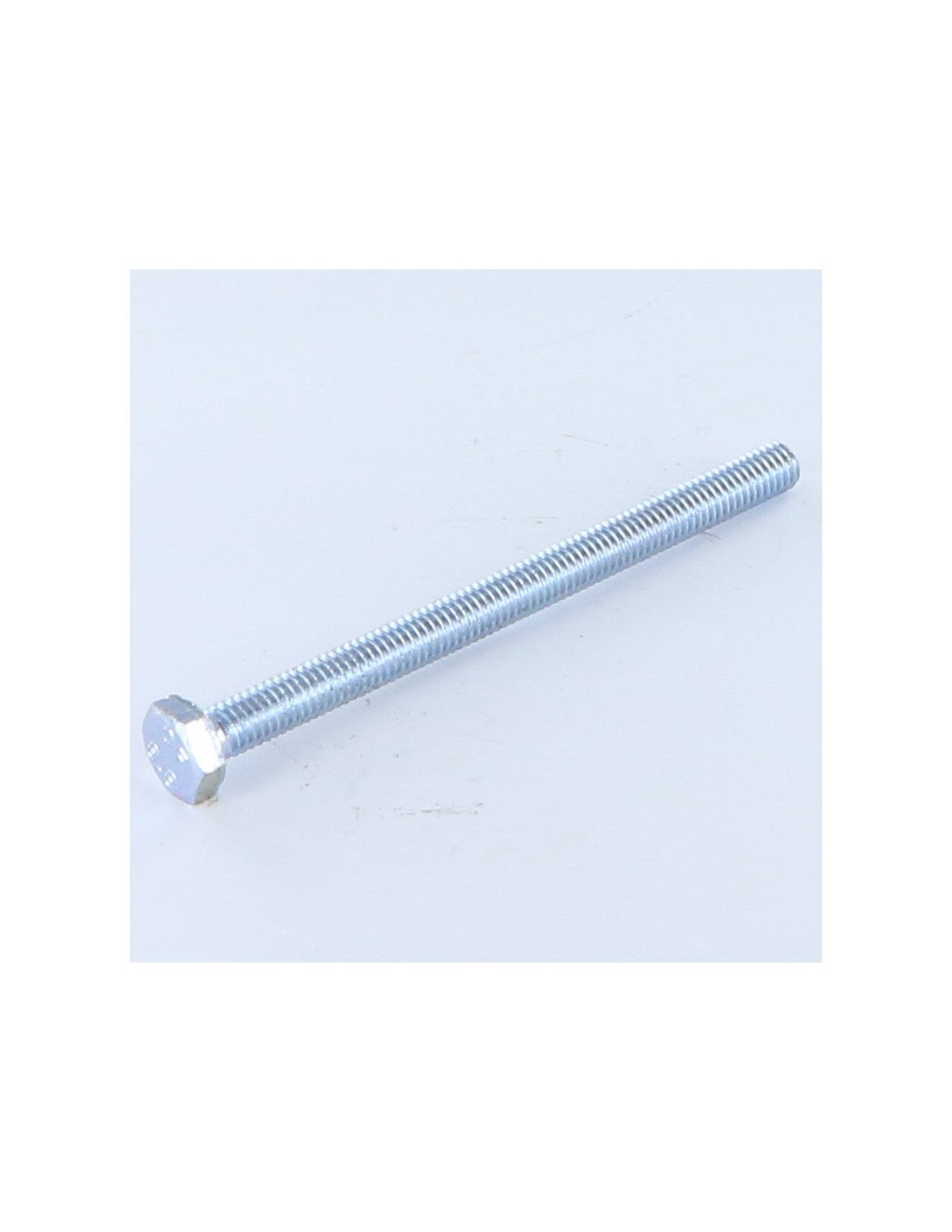 Vis métaux Tête hexagonale TH M10X55 Classe 8.8 Acier zingué blanc-100 ...