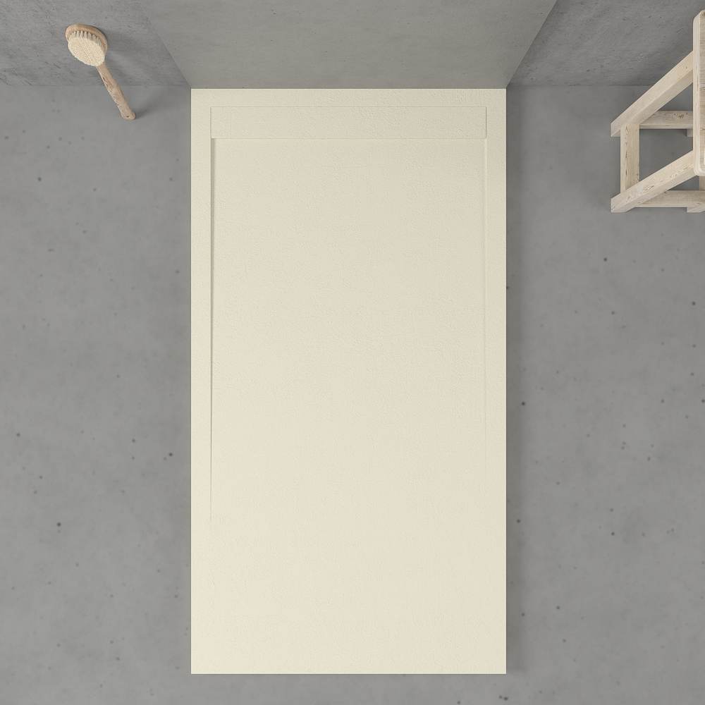 VAROBATH | Receveur de douche URBANSTONE CRÈME 80X90 – Matériau en ...