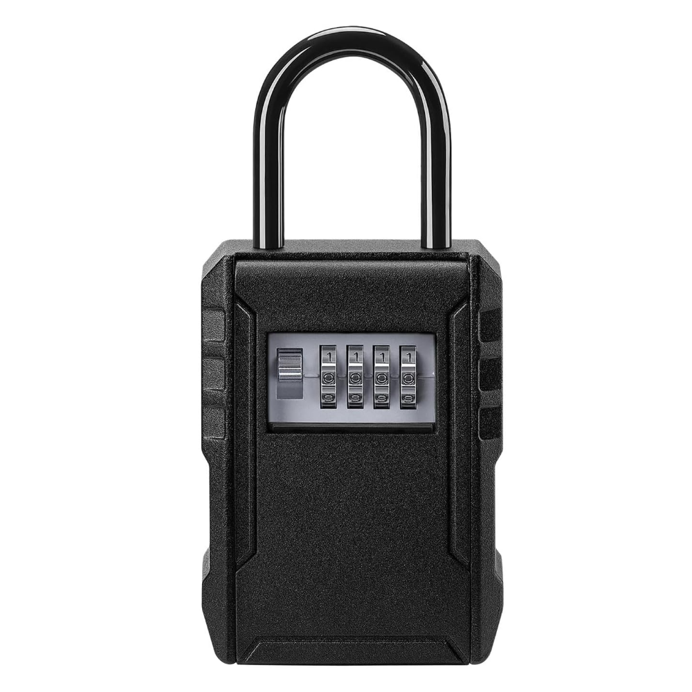 Boîte à clés murale en métal avec combinaison à 4 chiffres, étanche ...