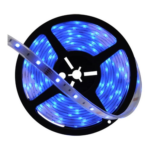 Tira LED DC12V 36W Luz Azul IP20 con Chip SMD5050 Medida 10x500cm ...