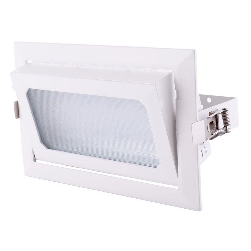 Spot Downlight LED 30W 5000Lm 4000ºK Rectangulaire Orientable 40 000H ...