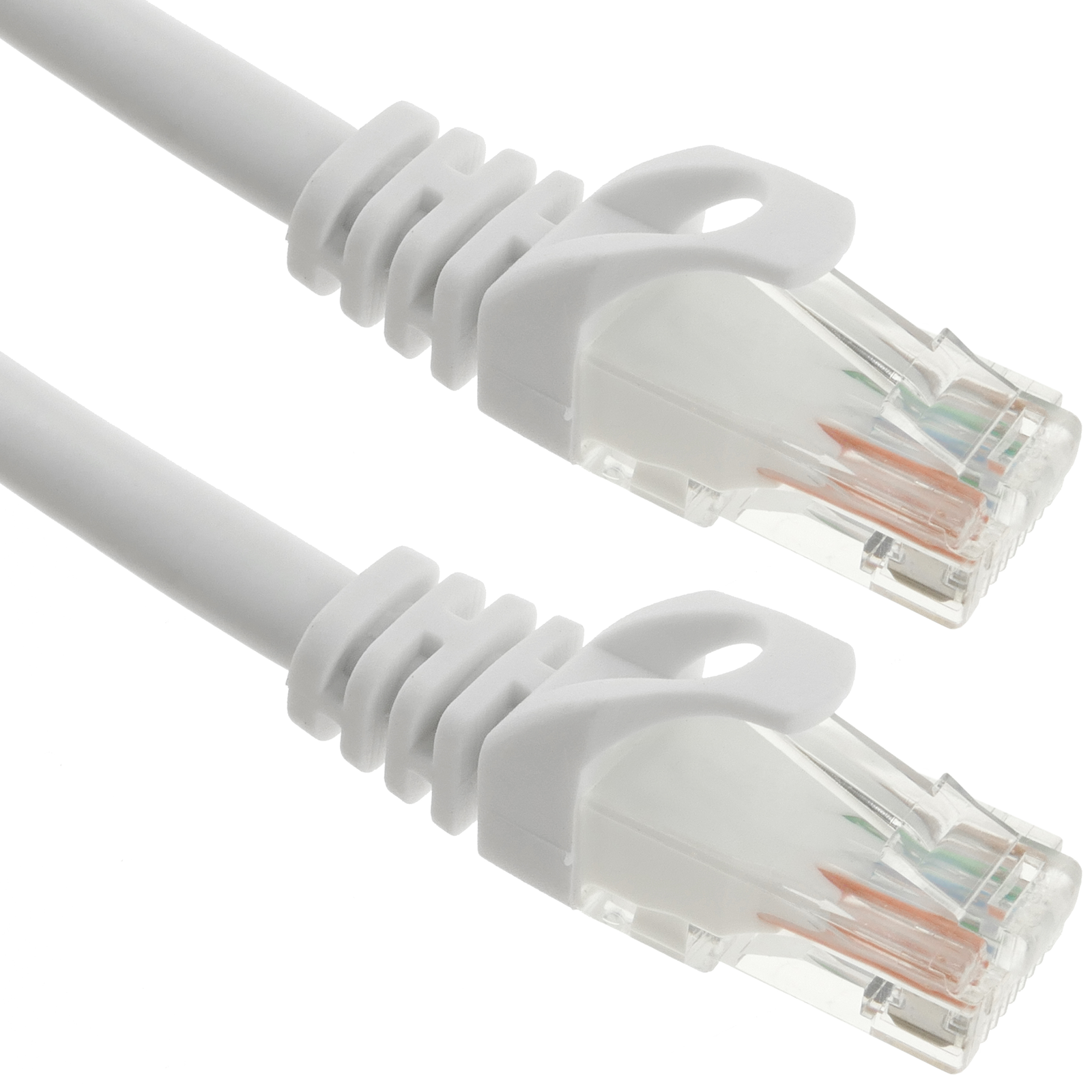 Cable de red ethernet LAN UTP RJ45 Cat.6a blanco 20 m | Leroy Merlin