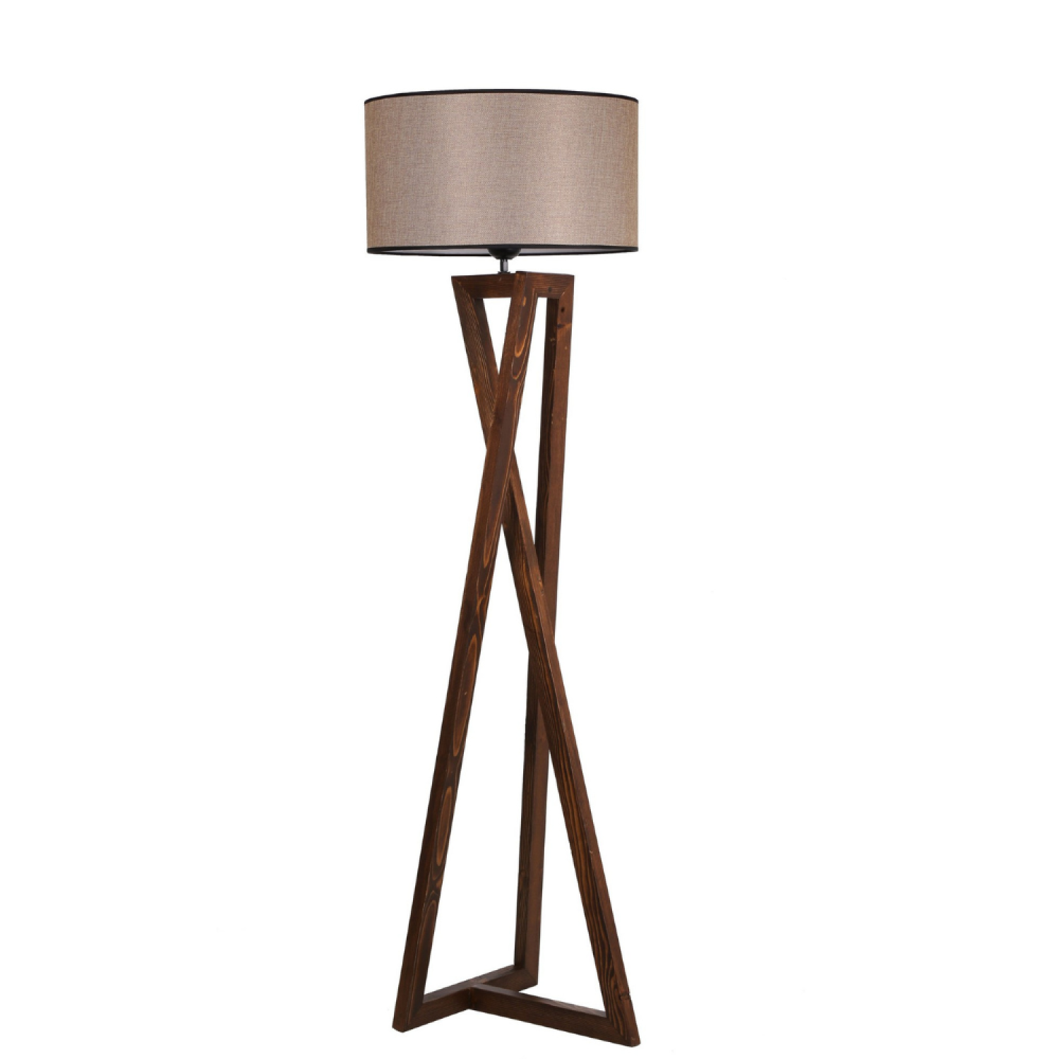 CHLOE Lámpara de diseño de madera y tejido | Leroy Merlin
