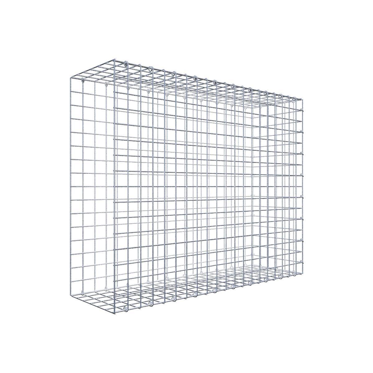 Gabiona - Gabion à monter en longueur 100 cm x 80 cm x 30 cm (L x H x P), maille 5 x 5 cm ...
