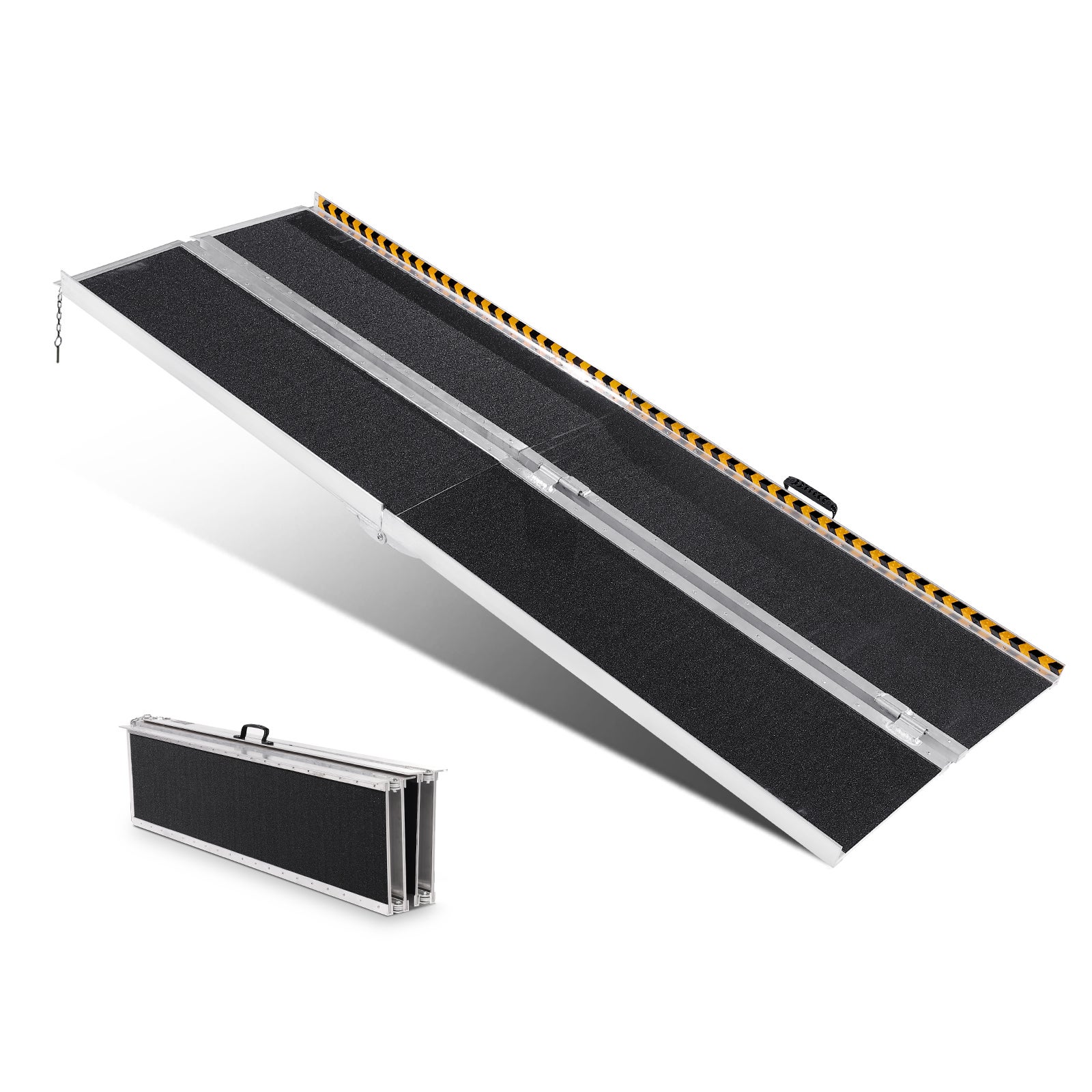 VEVOR Rampa per sedia a rotelle pieghevole Rampa portatile in alluminio ...