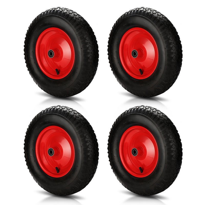 Roue de brouette Tuyau en caoutchouc plein Roue de secours Pneu avec ...