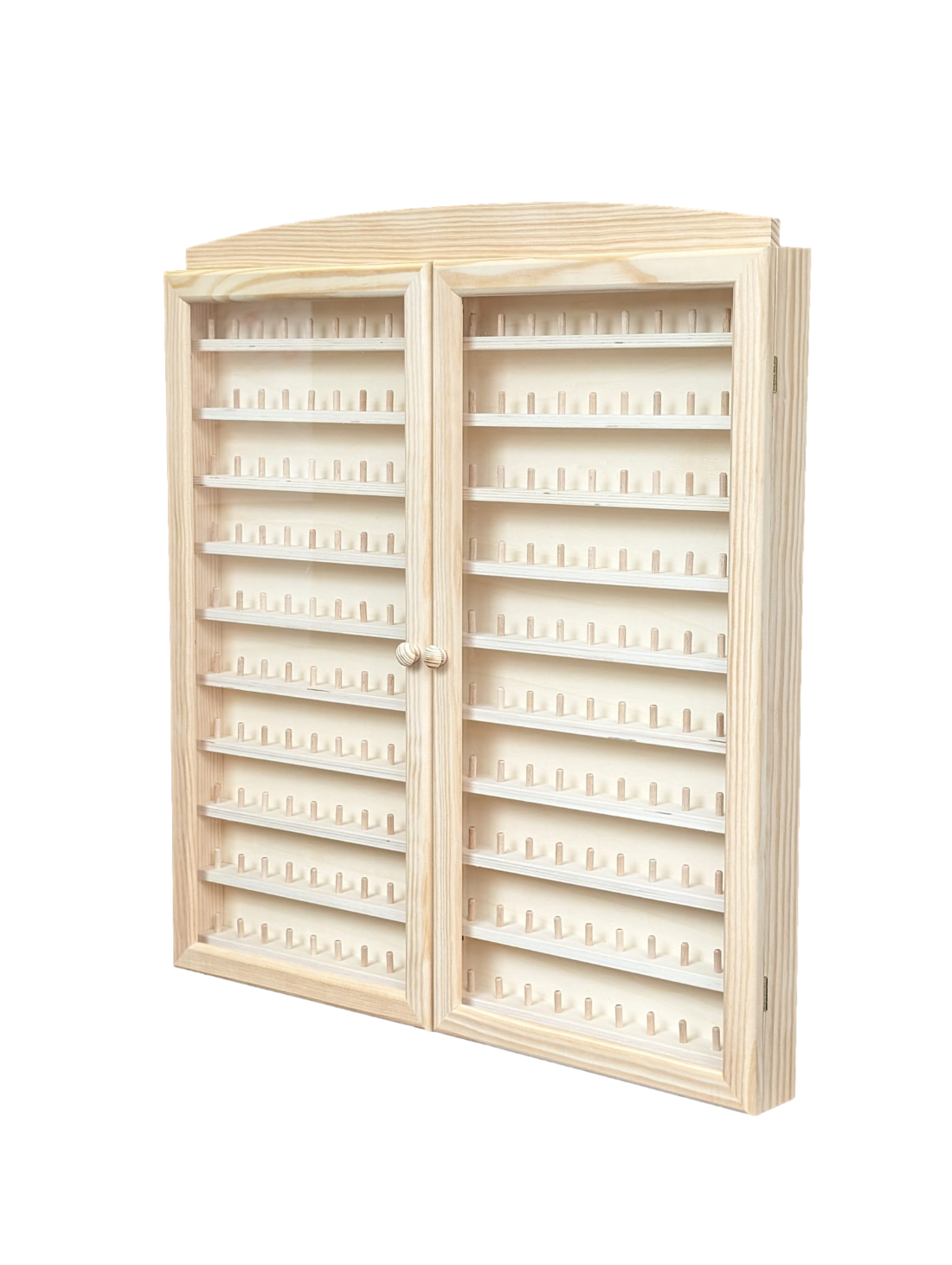 Vitrina colecciones dedales. 2 puertas Grande. Capacidad: 200 dedales ...