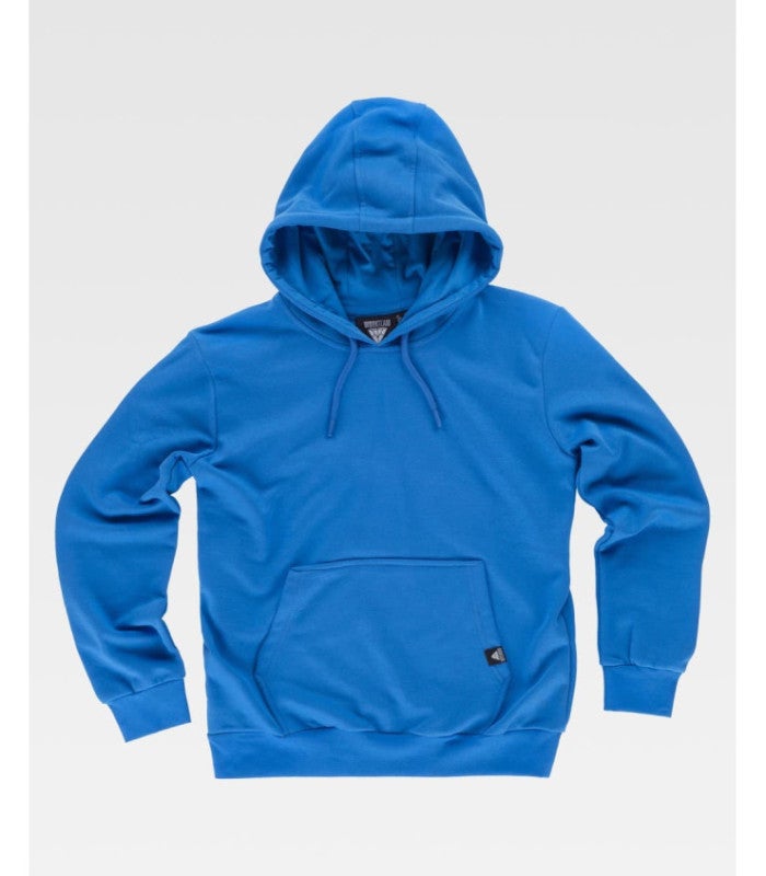 Sudadera básica con capucha y cordón ajustable. Cubrecosturas en el ...