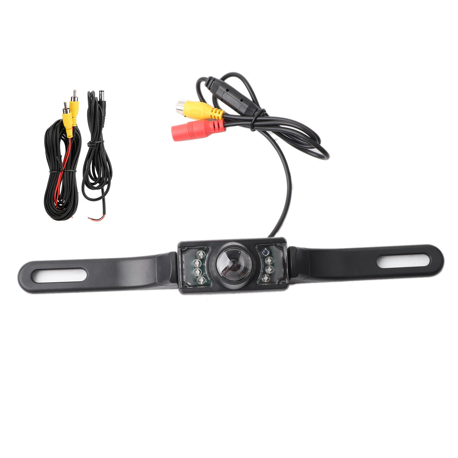 Caméra de recul hd étanche avec cadre de plaque d'immatriculation à led ...
