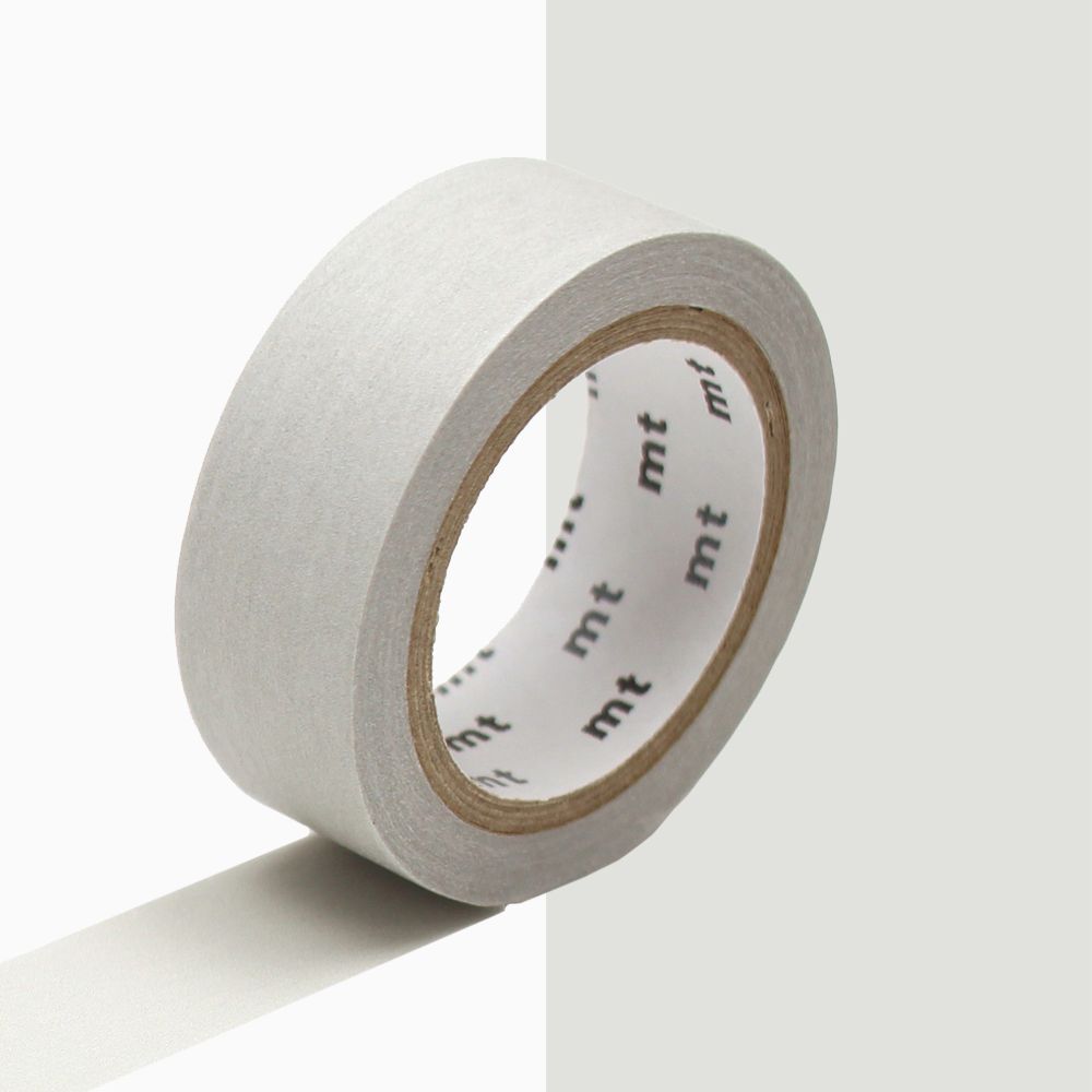 Masking tape unicolore pastel - Gris - 1,5 cm x 7 m - Masking Tape ...