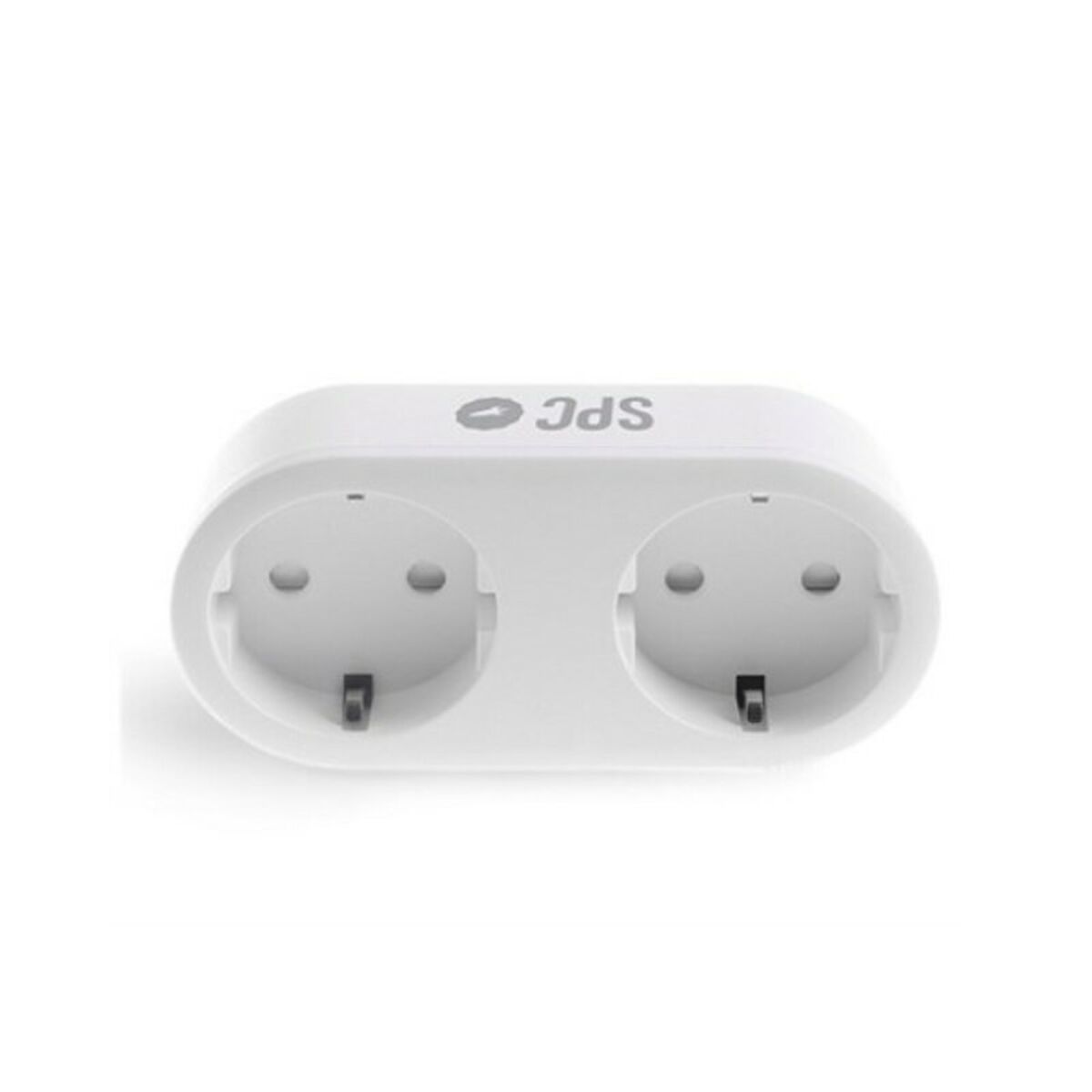 Enchufe inteligente SPC CLEVER PLUG DUAL con 2 enchufes, WiFi, ahorro energético y compatible ...