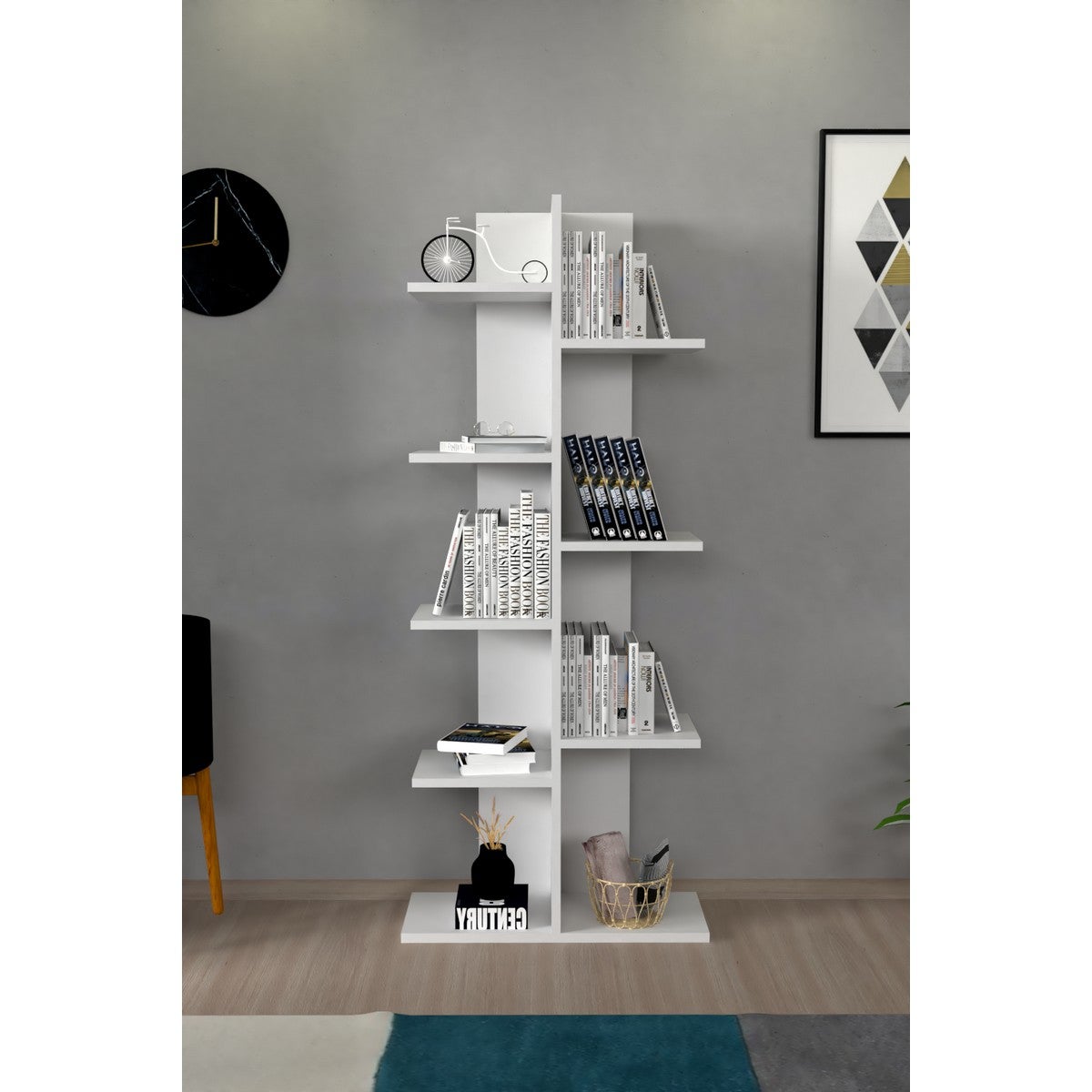 Libreria Trinity, Truciolare Melaminico, Bianco, Epikasa | Leroy Merlin