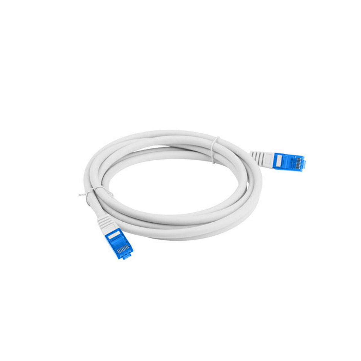 Cable RJ45 Categoría 6 UTP Rígido Lanberg PCF6A-10CC-0050-S 50 cm | Leroy Merlin