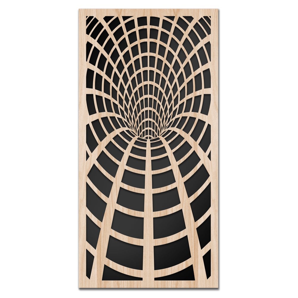TROU NOIR - Cadre Meuble LASERCUT Composite Bois Et PVC 50X100 CM ...