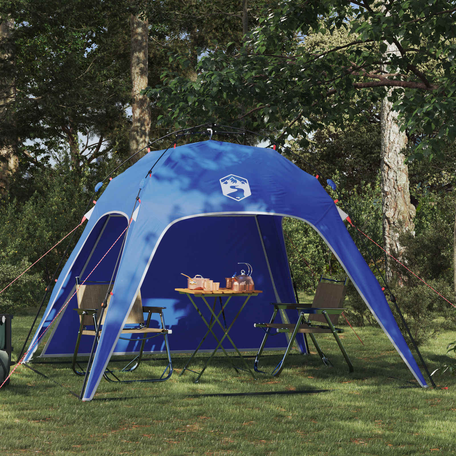 Tienda Instantánea Azul Azure 260 x 260 x 197 cm Acero | Leroy Merlin