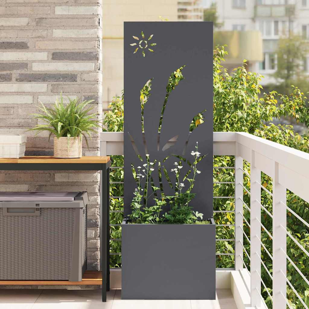 Écran de confidentialité de jardin Anthracite 50 x 140 cm vidaXL ...