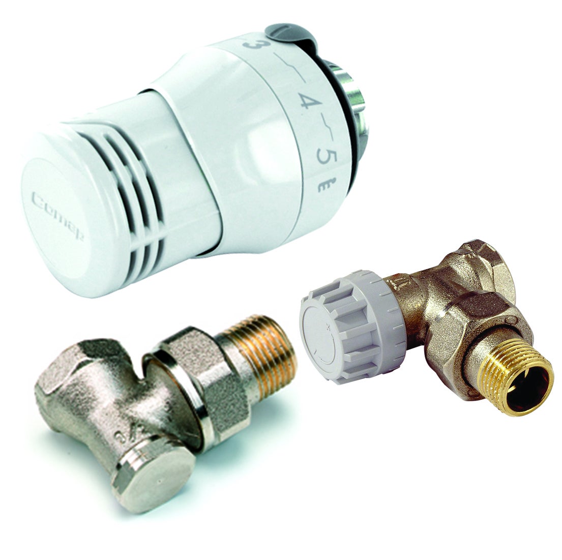 COMAP Kit thermostatique SENSO équerre 1/2" - Inclus tête ...