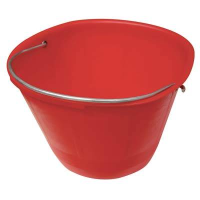 SEAU MASON PE ROUGE CM 36 LITRES 8 M. GALVANISÉ | Leroy Merlin