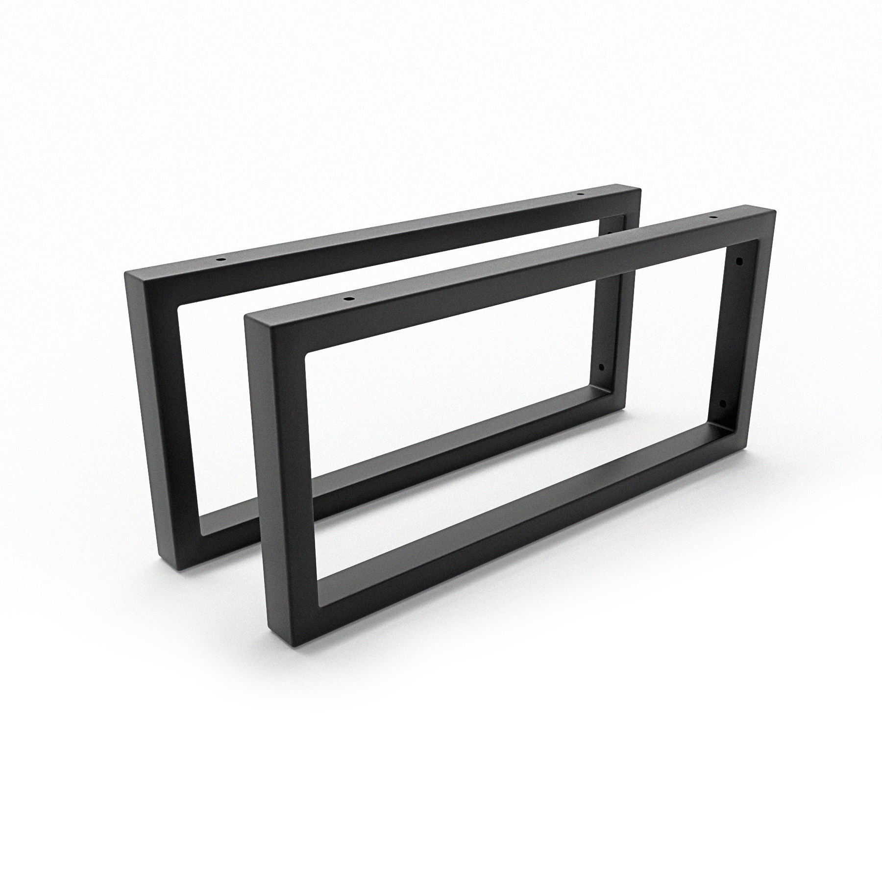 Support pour lavabo RHEIN - 20 cm de haut, 45 cm de profondeur, noir ...