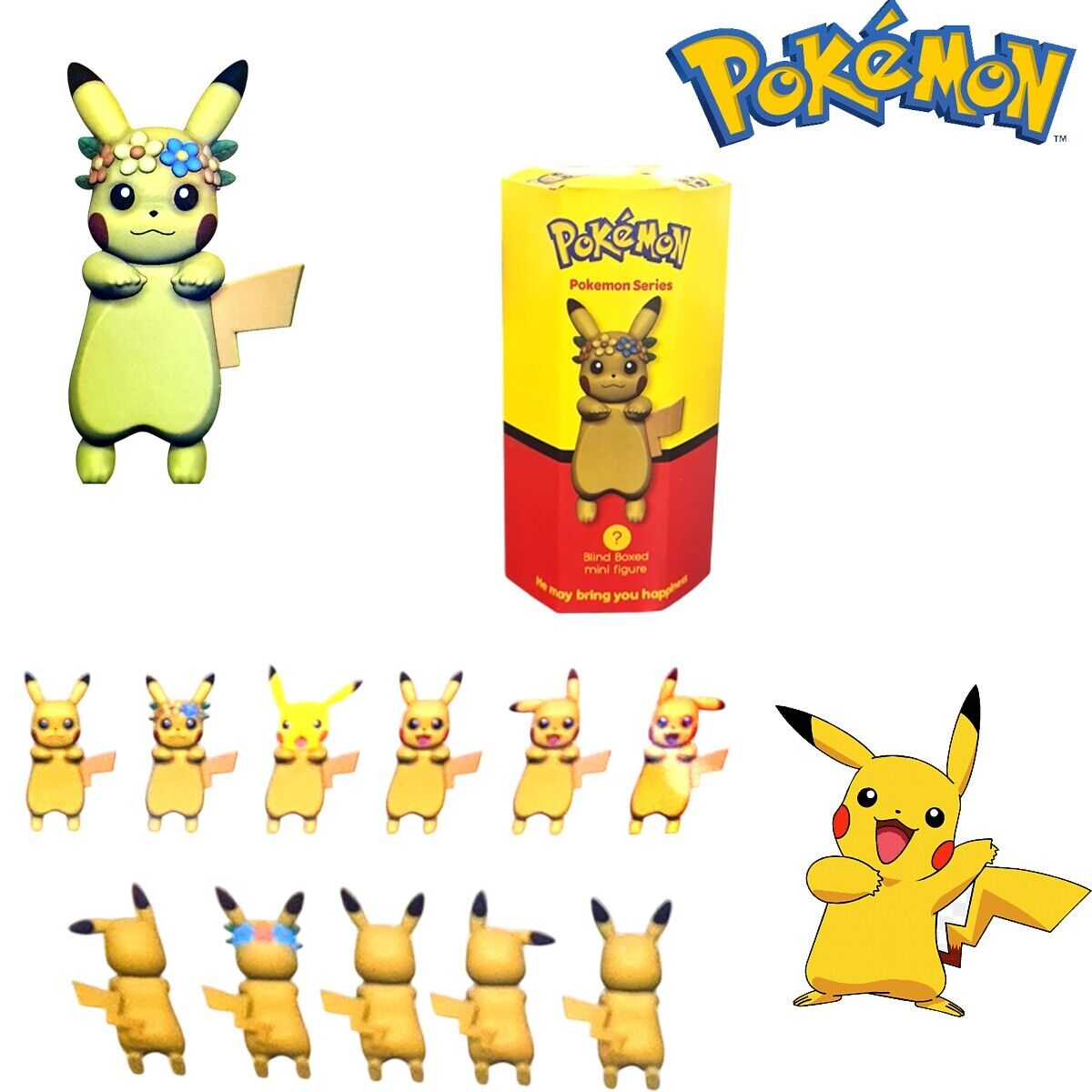SONNY ANGEL POKERMON SURPRISE HIPPERS PIKACHU MINI FIGURINE MOBILE PC ...