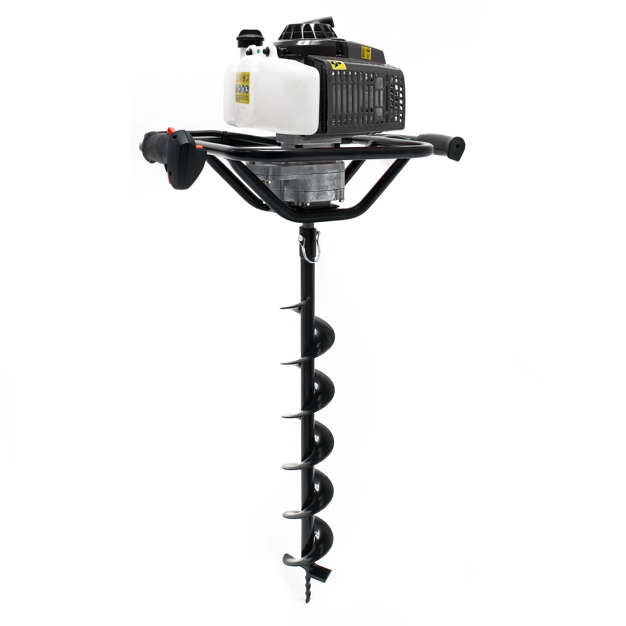 Trivella con motore a 2 tempi di 3 CV 63,3 ccm e punta di perforazione ...