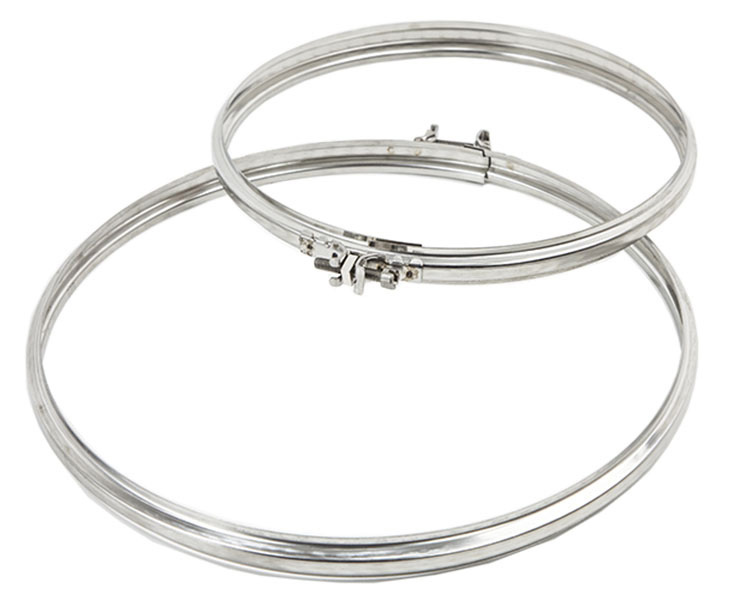 COLLIER DE JOINT EN ACIER INOXYDABLE AISI 304 POUR TUYAU DE 20 CM ...