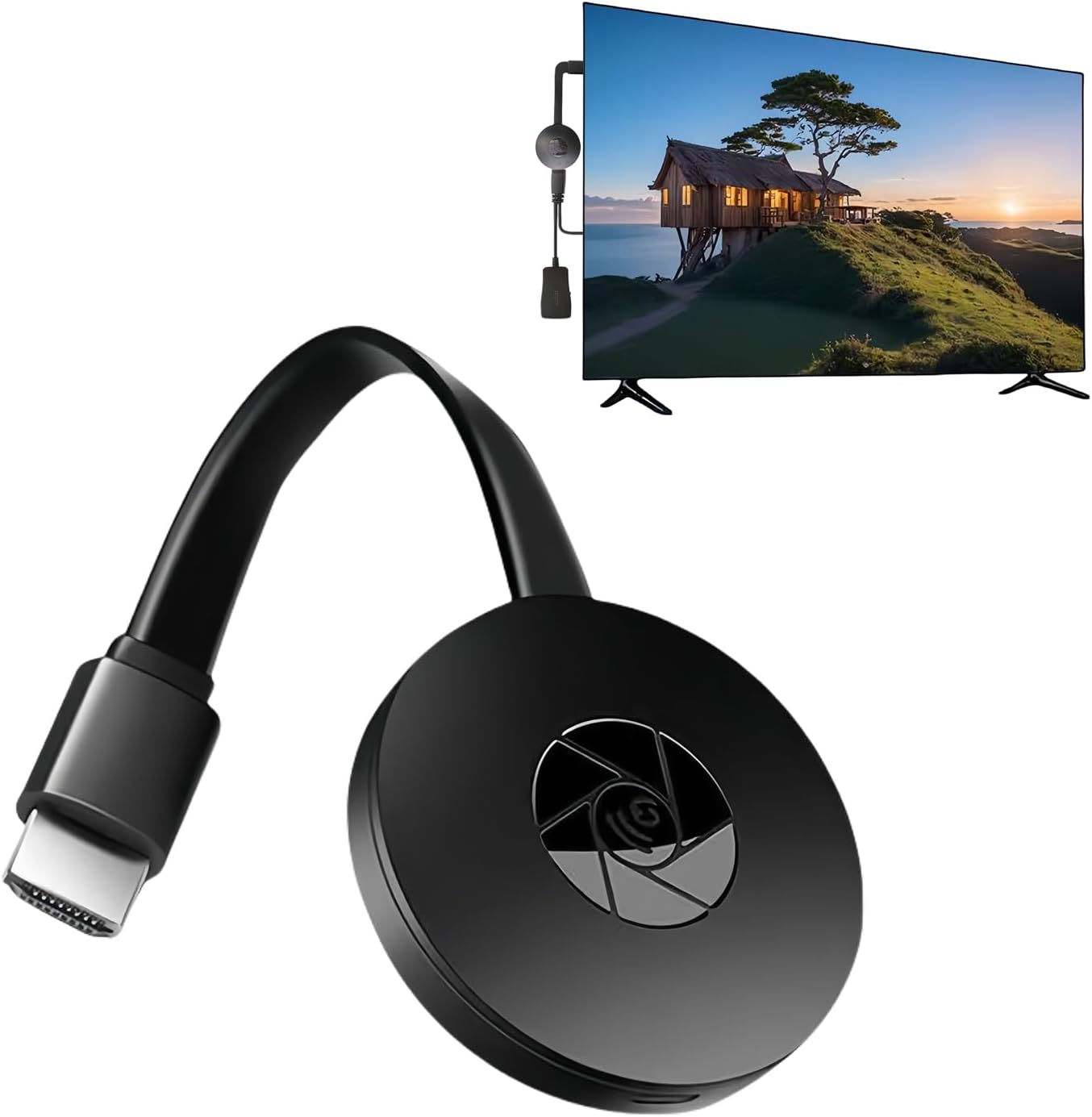 Adaptateur HDMI sans Fil 1080P pour TV, Dongle WiFi Miracast Airplay ...