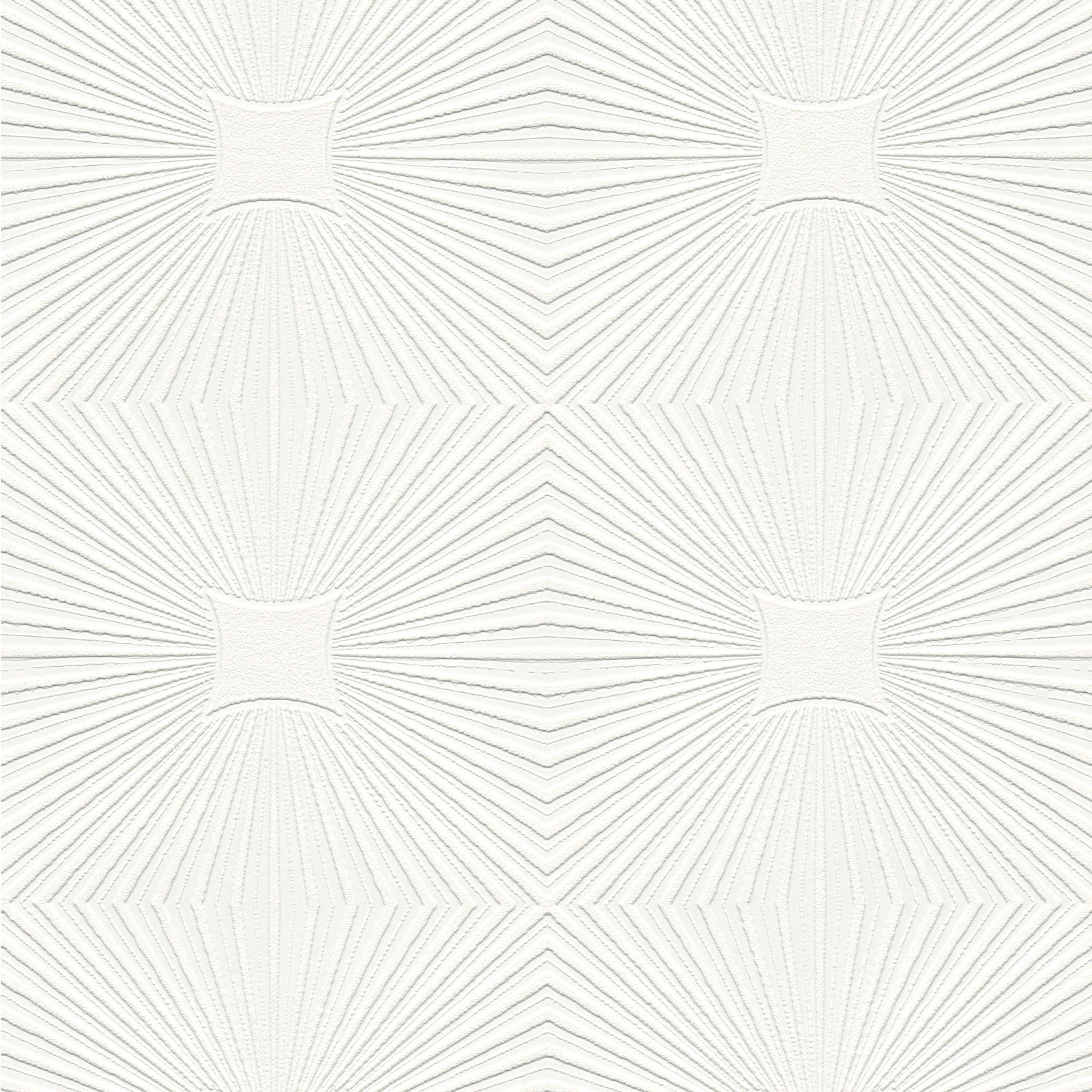 Papier peint blanc à motif en relief Tapisserie élégante blanche motif ...