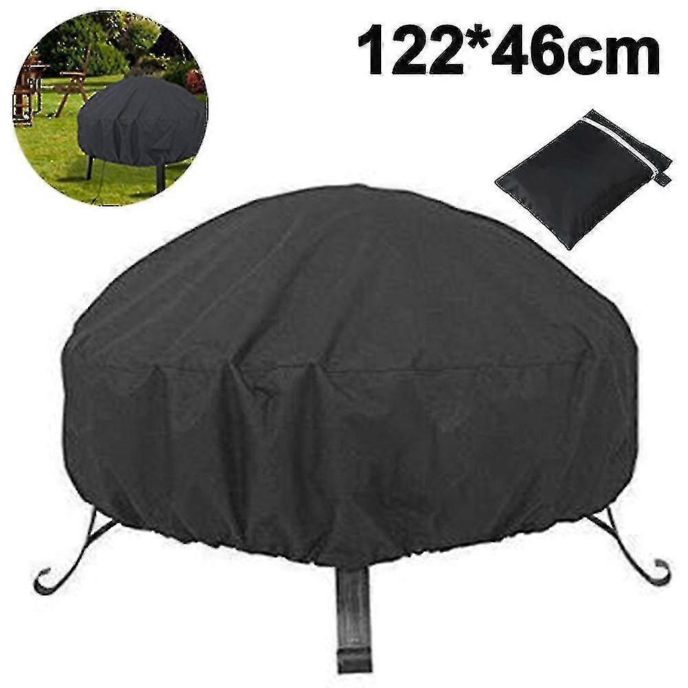 Housse de protection pour brasero rond en tissu Oxford pour foyer ...