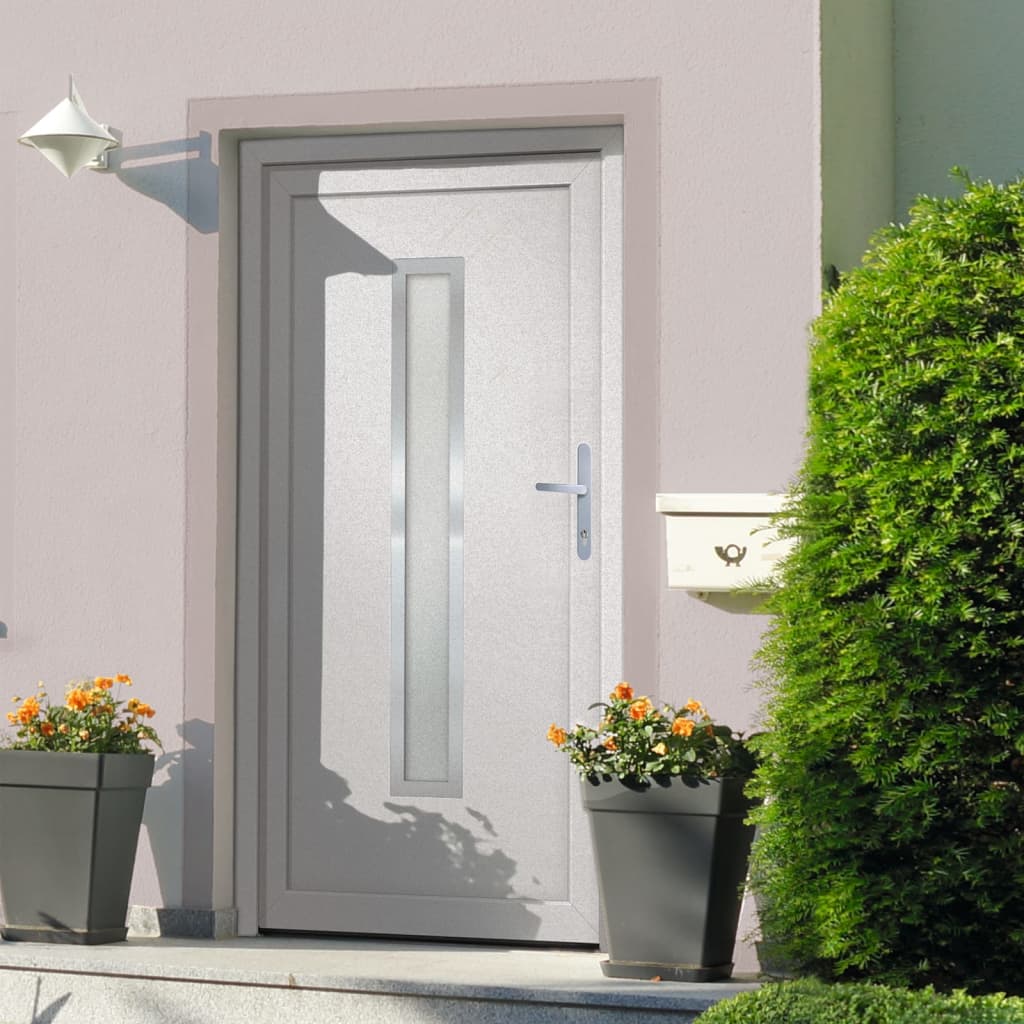 Porta d'ingresso PVC Bianco 108x208 cm | Leroy Merlin
