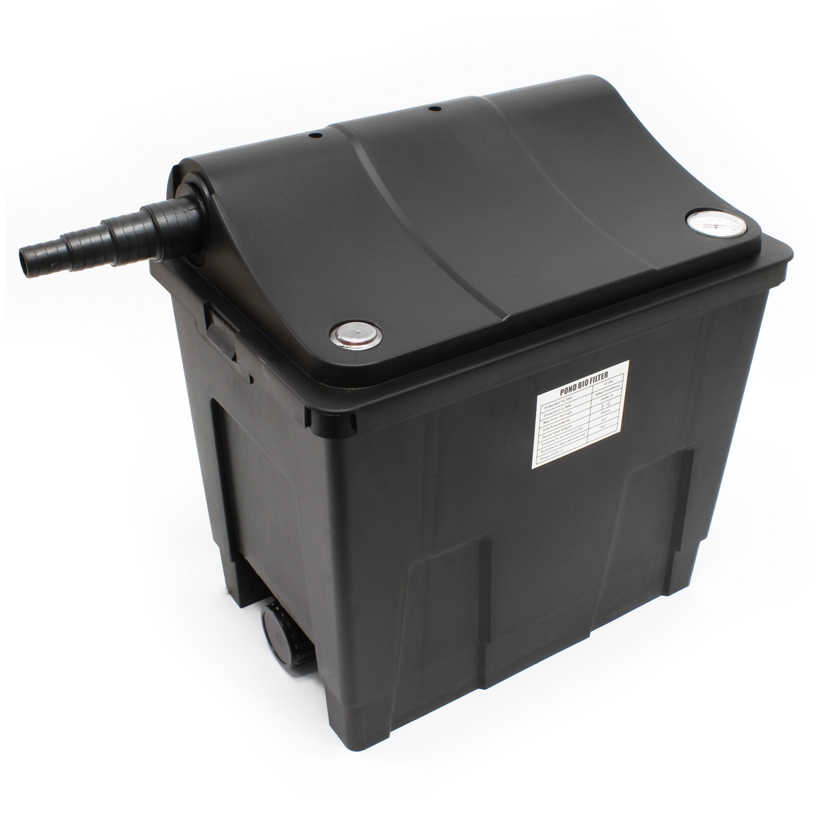 SunSun Bio filtro CBF-200A sistema de filtro de 1 cámara estanque 6000L ...