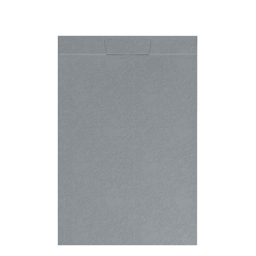Receveur de douche 80x150 cm extra plat en résine minérale VORTEX béton ...
