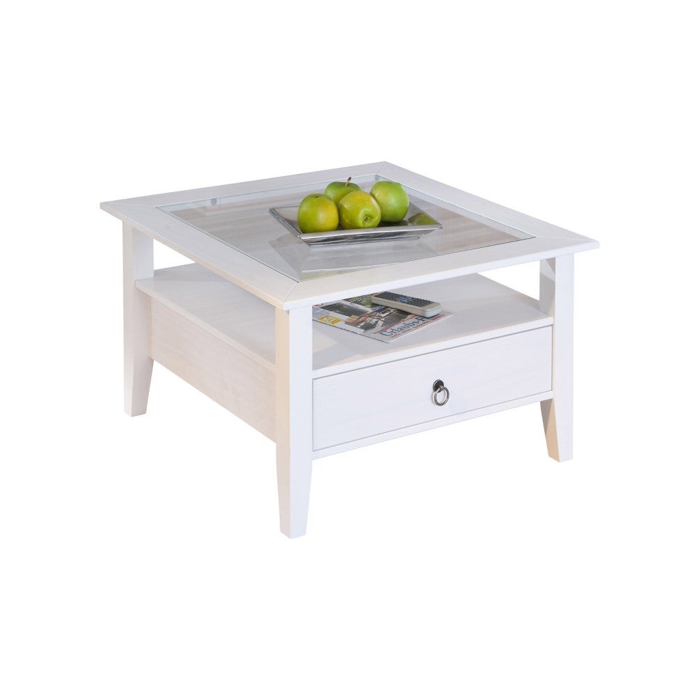 Kit table basse solide provence 1 blanc | Leroy Merlin