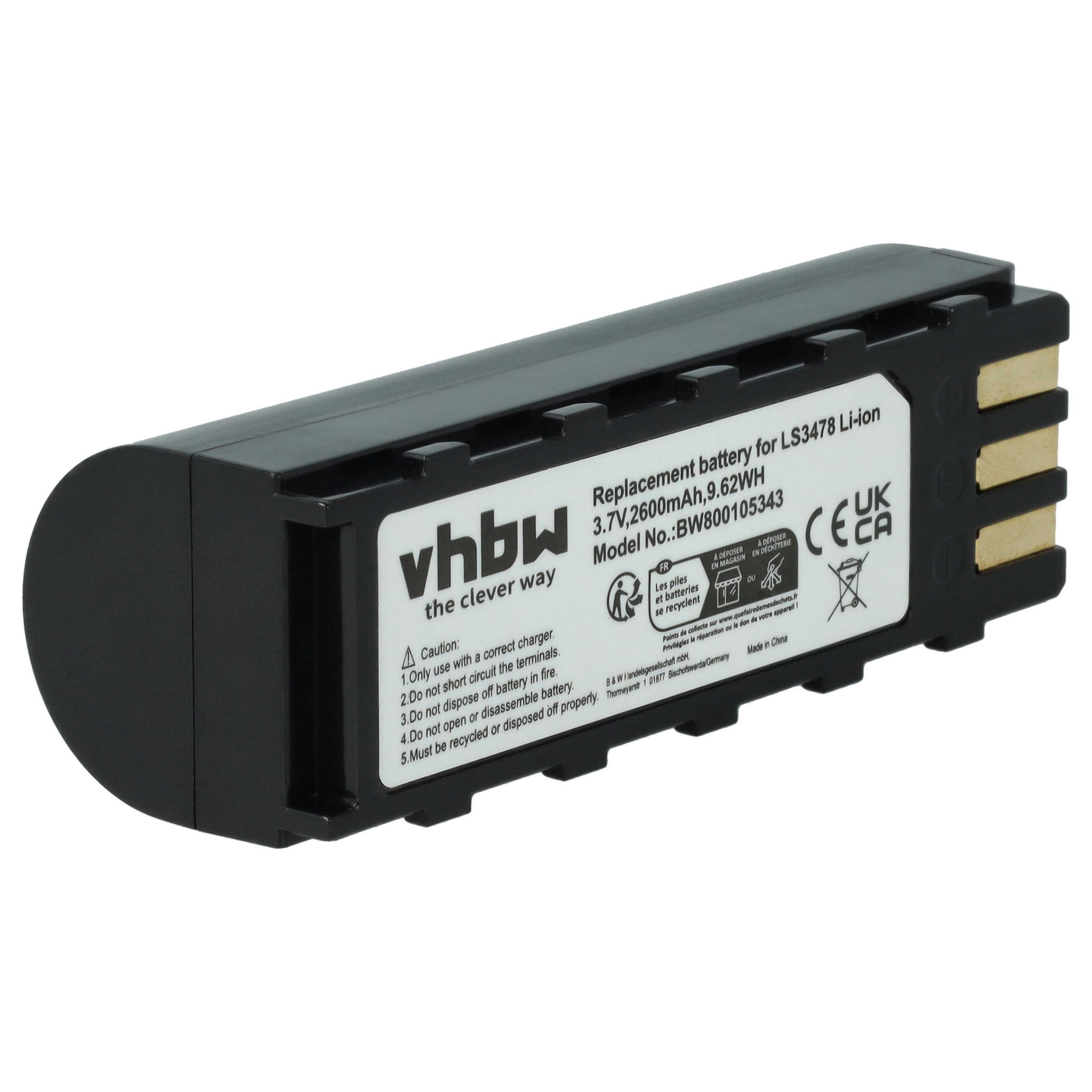 Vhbw 1x Batterie compatible avec Honeywell 8800 scanner de code-barre ...