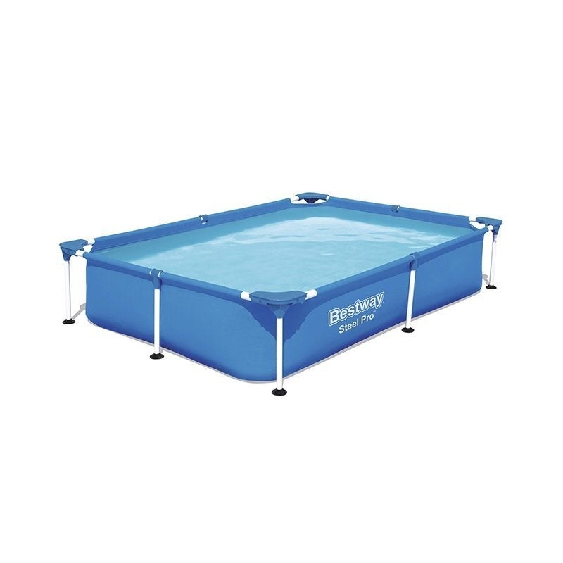 Piscine hors sol rectangulaire Steel Pro 221 x 150 x 43 cm | Leroy Merlin