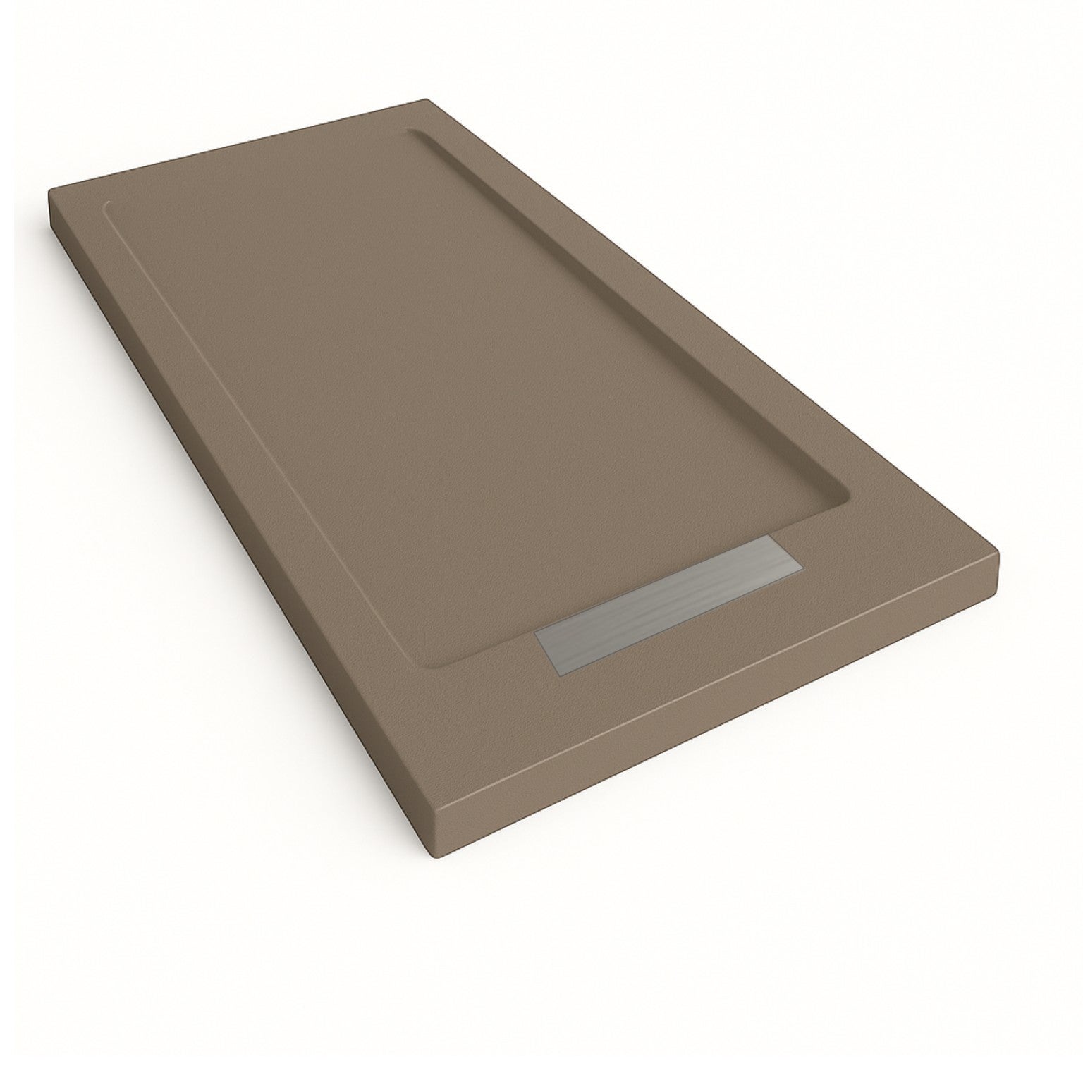 Receveur de douche Steen avec cadre 80X90 cm couleur Moka RAL 1019 ...