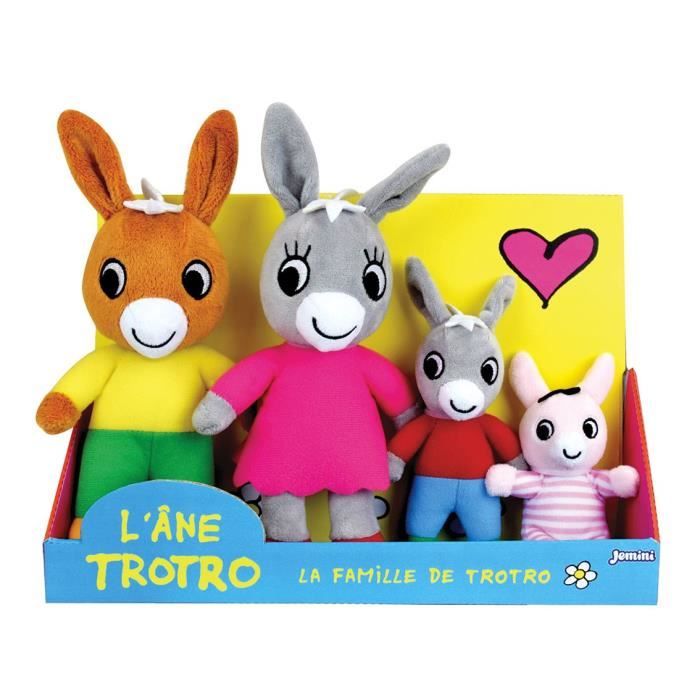 Peluche Trotro e Famiglia +/- 15 cm - JEMINI - Trotro, sua madre, suo ...