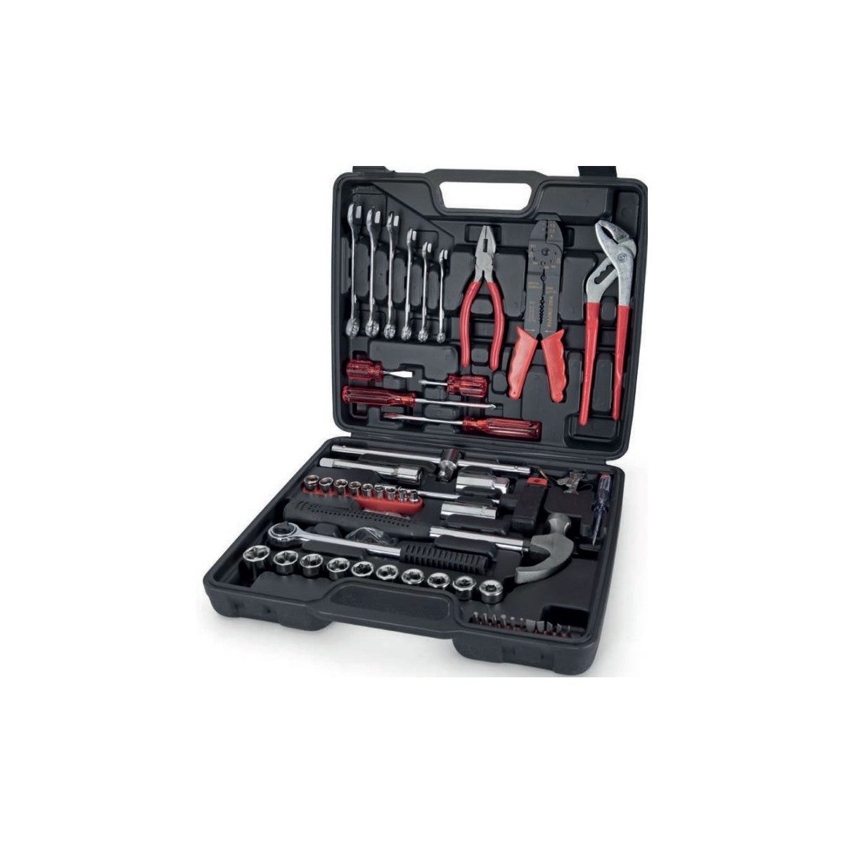 Malette à outils 100 pièces Boite à outils 100 pièces Acier carbone ...