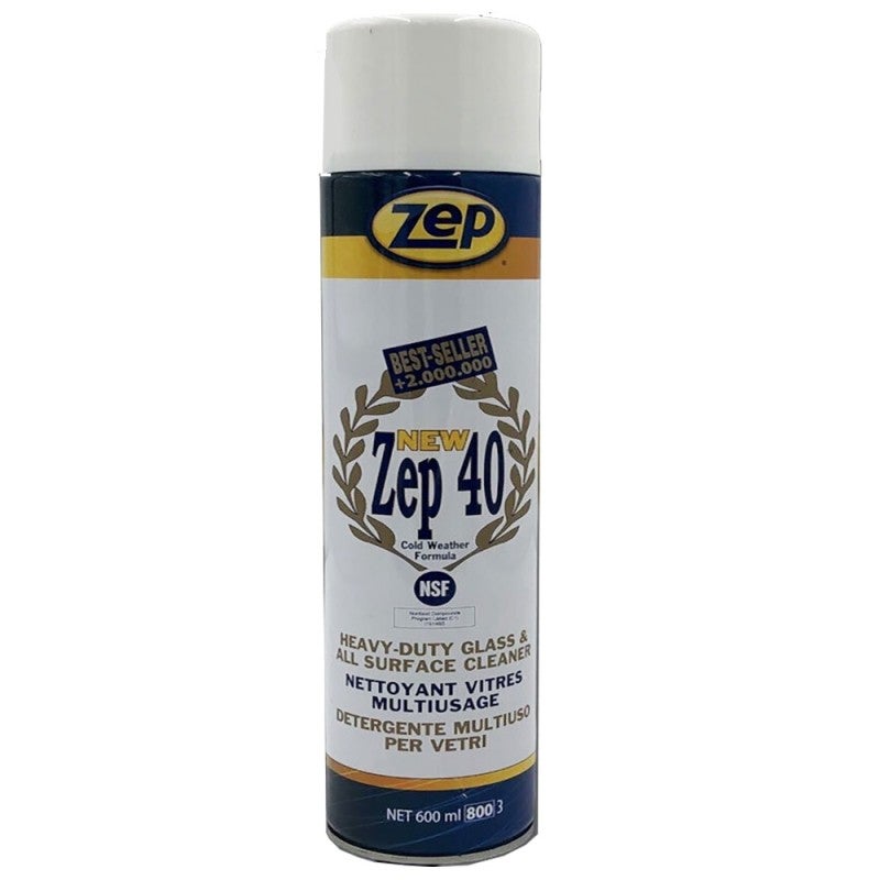 Zep 40 - Nettoyant Moussant - Zep Industries - 0,6 L - Aérosol | Leroy ...