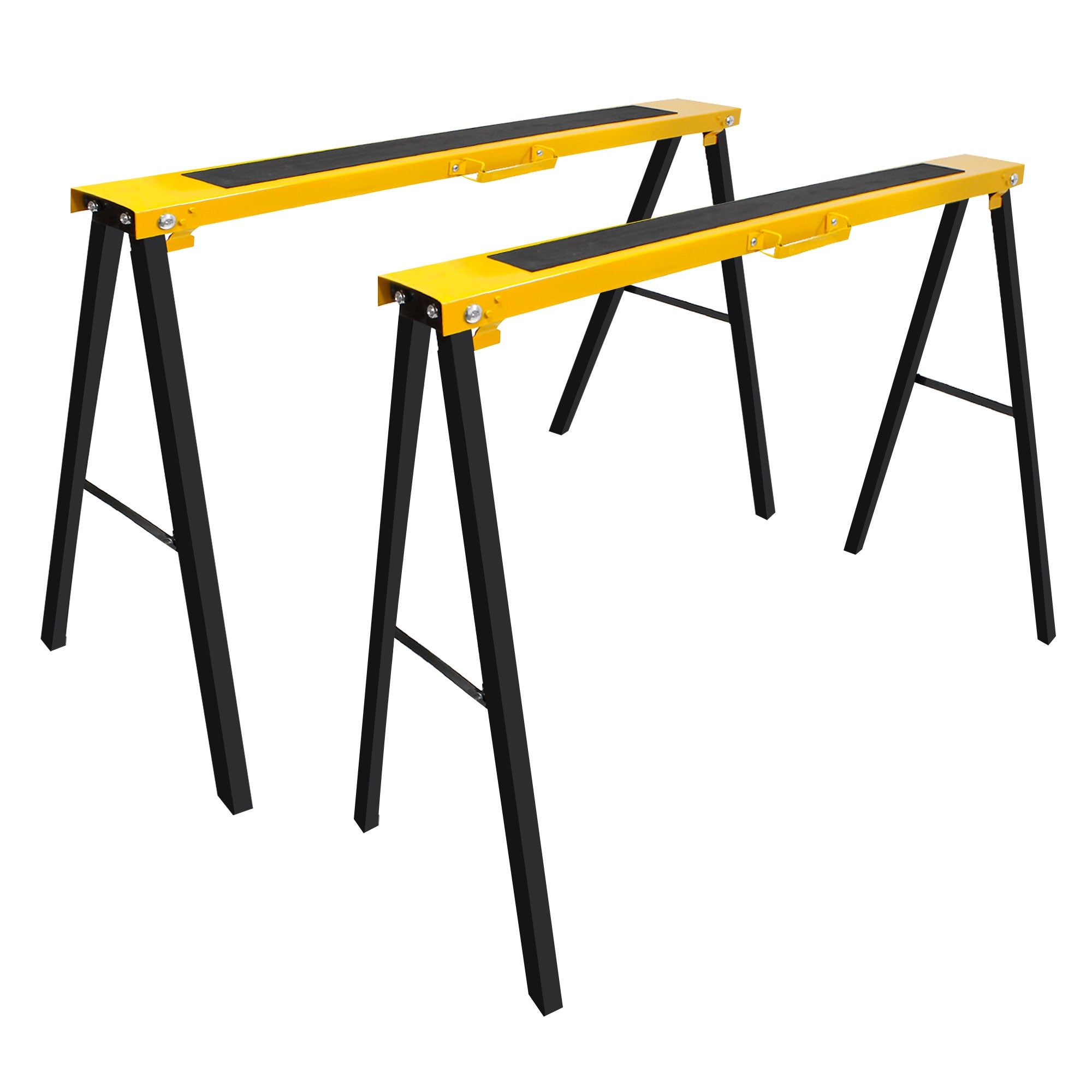 2 Piezas caballetes de trabajo plegables de hasta 275 kg prácticos ...