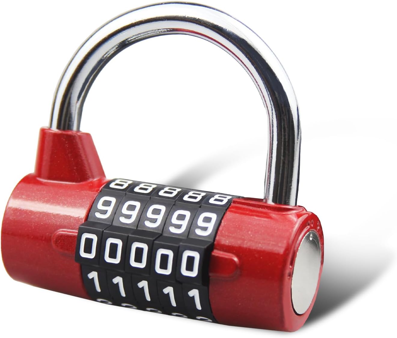 Candado de combinación de 5 dígitos, candado de gimnasio, candado de ...