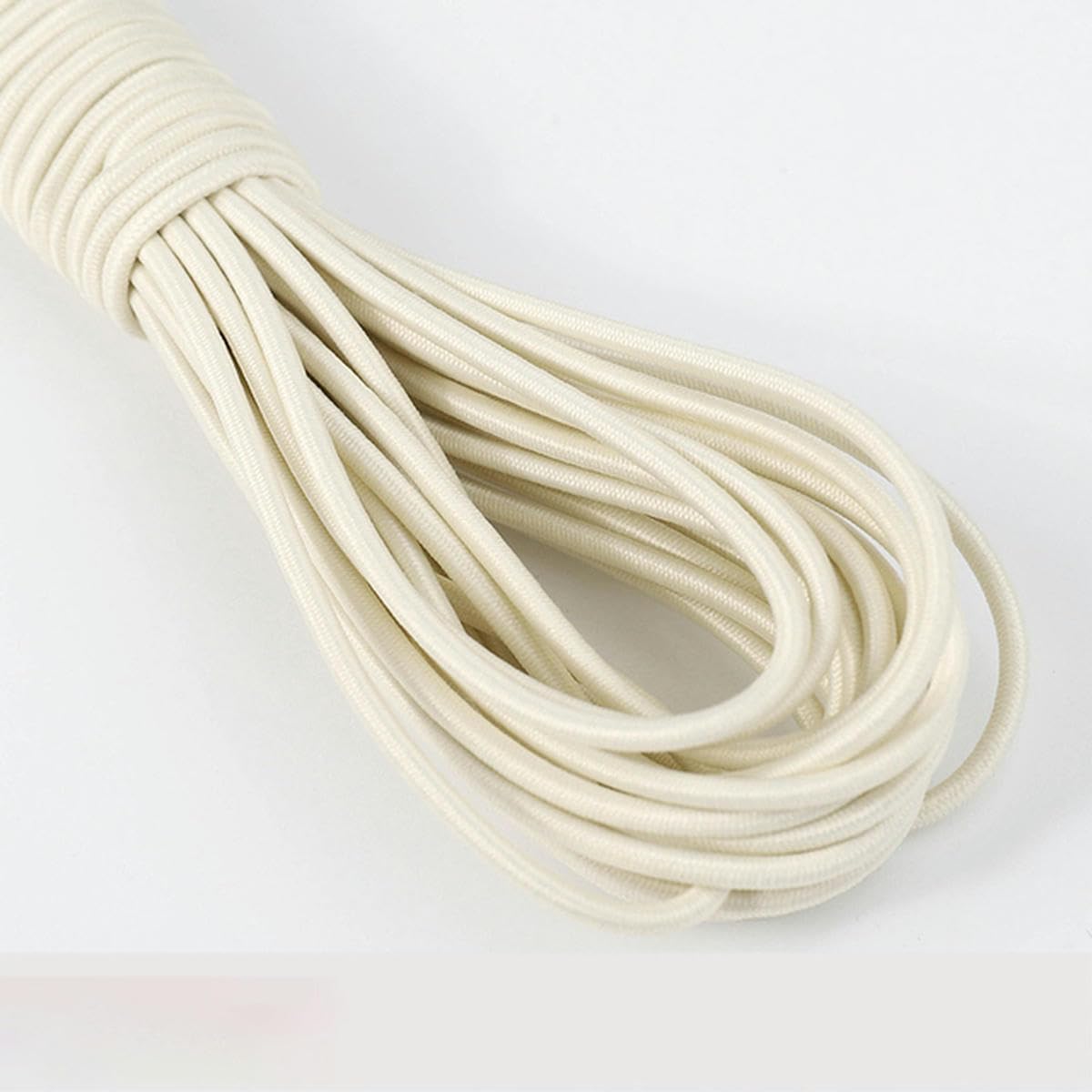 Corda Elastica Beige da 8mm - Alta Qualità, Made in Italy, Taglio al ...