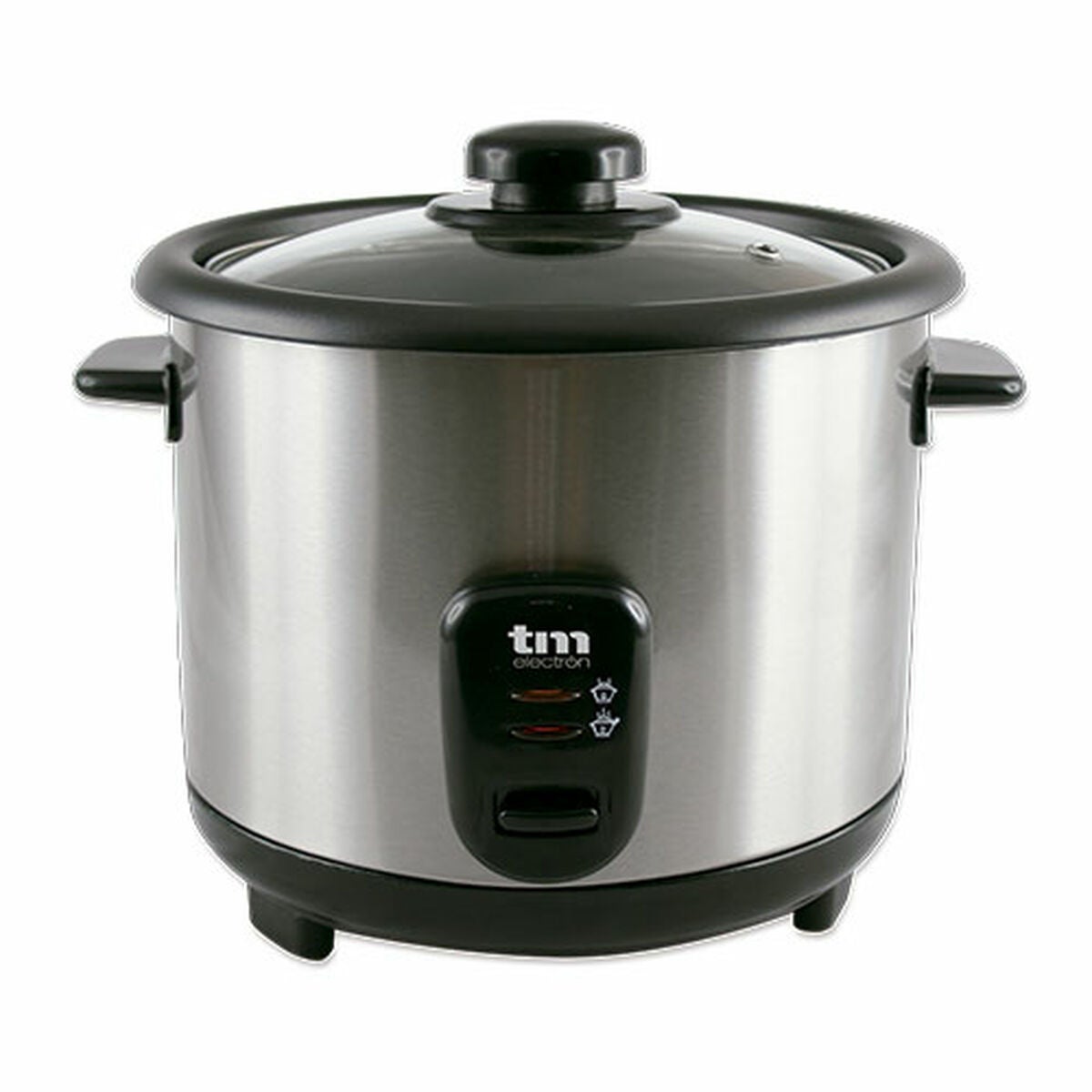Cuiseur à riz TM Electron Acier verre Acier inoxydable 500 W 1,5 L ...