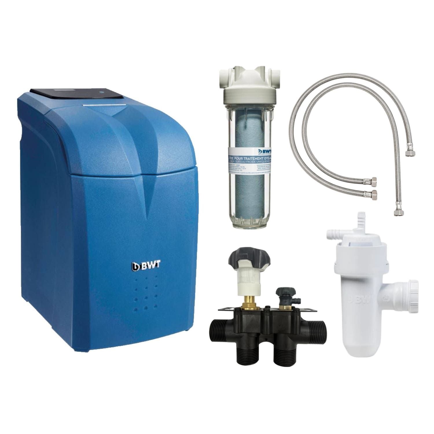 Adoucisseur D'eau Compact Bwt Aqa Perla 5.4 Litres Complet Avec Accessoires | Bricoman
