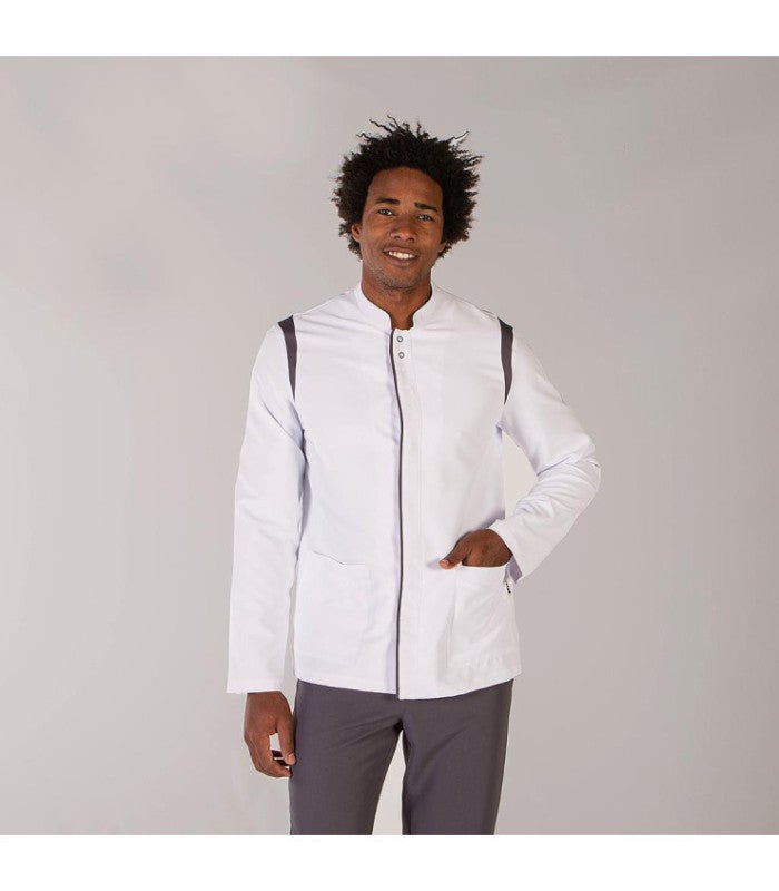 Casaca profesionales de salud tejido antibacterias y transpirable ...