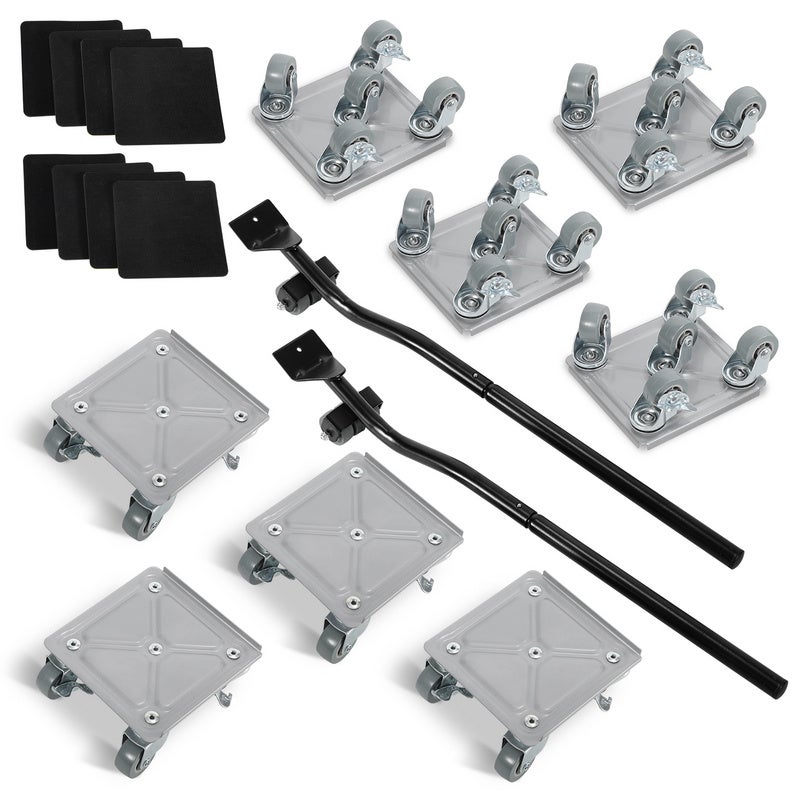 Plateau Roulant 8 pcs Support roulant Plateau roulant à roulettes ...