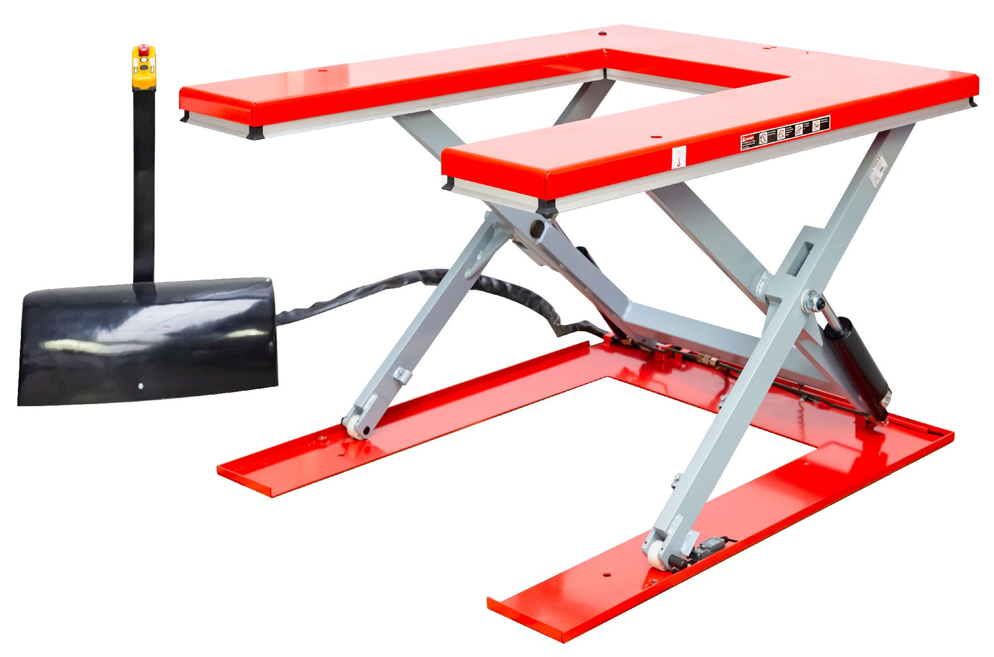 Table élévatrice à ciseaux 860mm 1000 kg type U 230V MW Tools TPSL1151 ...
