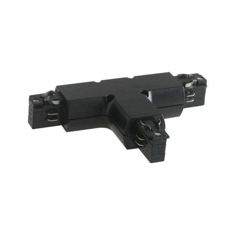 Connecteur "T" Noir pour Rail LED - 4 Wires Triphasé | Leroy Merlin