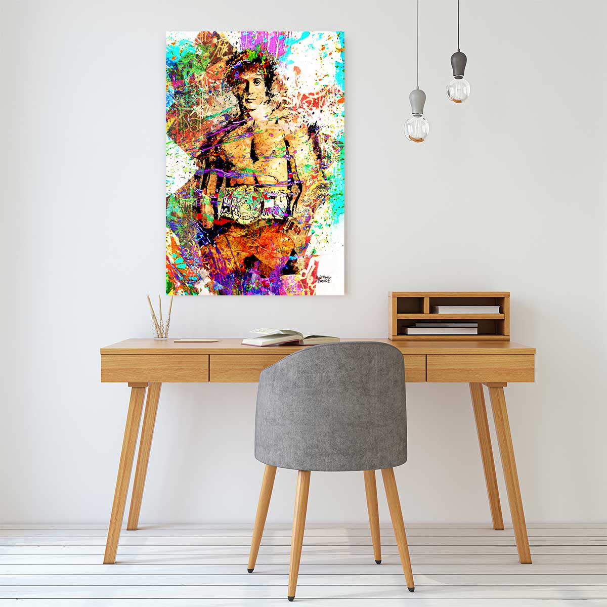 Tableau balboa street art - 40x60cm | Leroy Merlin